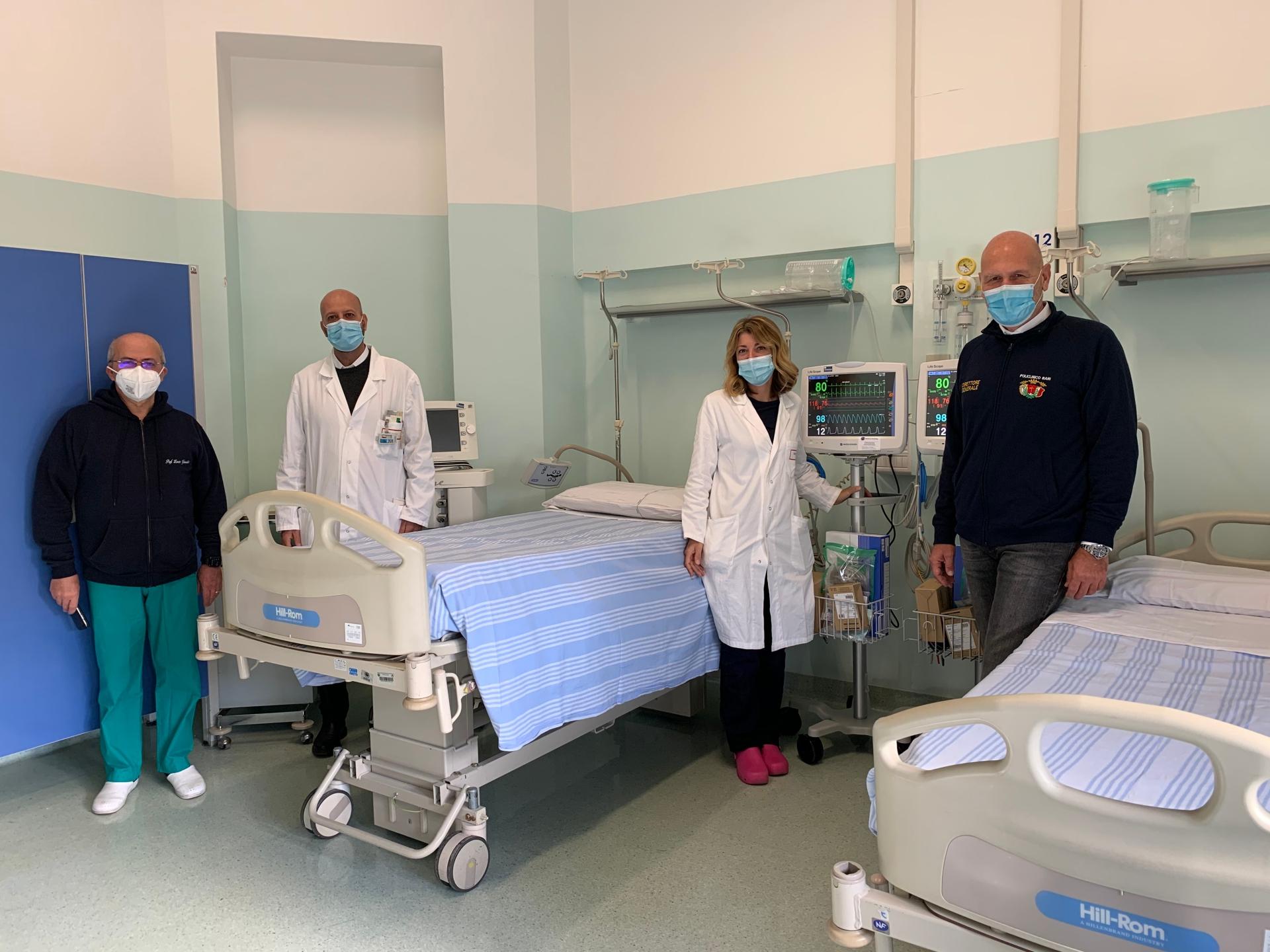 Policlinico Bari, apre al Covid il padiglione Balestrazzi: attivi 44 nuovi posti letto VD - Foto ...