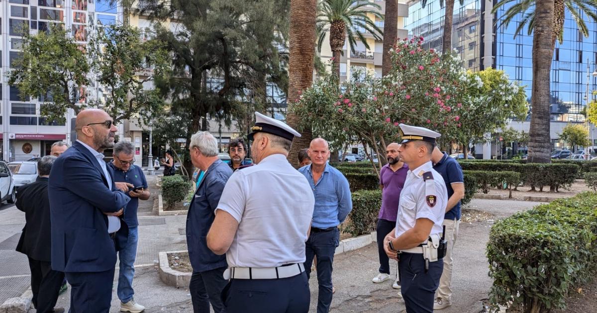 Vito Leccese in sopralluogo in Piazza Moro con la task force anti ...