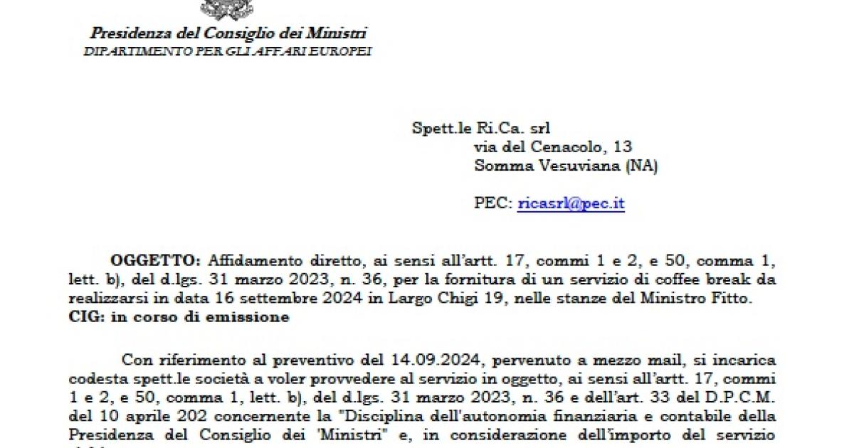Roma, Fitto offre il caffè a Emiliano: il conto (per il contribuente) è ...