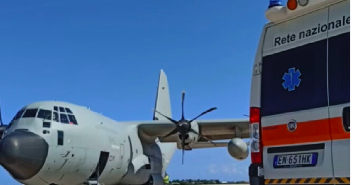Da Bari a Roma su un C130: neonato di un giorno trasportato d'urgenza ...