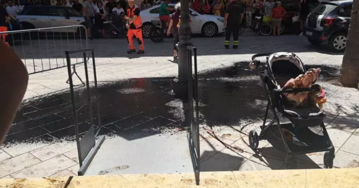 Brindisi, secchio di catrame bollente cade da un terrazzo: ustionati in ...