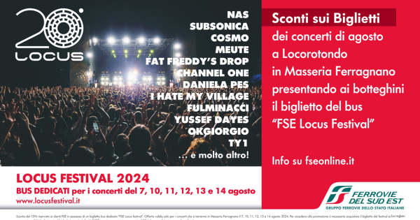 Locus Festival, ai concerti di Locorotondo si va in treno - La Gazzetta ...