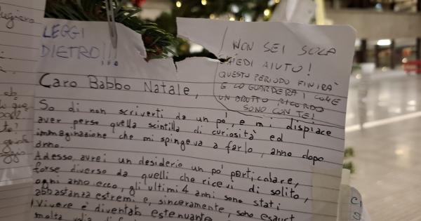 Bari, lettera disperata sull'albero di Natale del Politecnico, gli ...