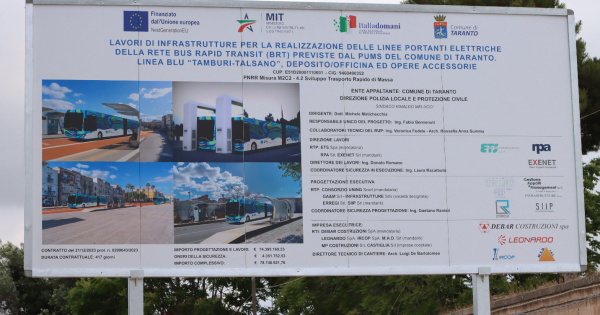 Brt a Taranto, è vera corsa contro il tempo per la «Blu»: cantieri ...